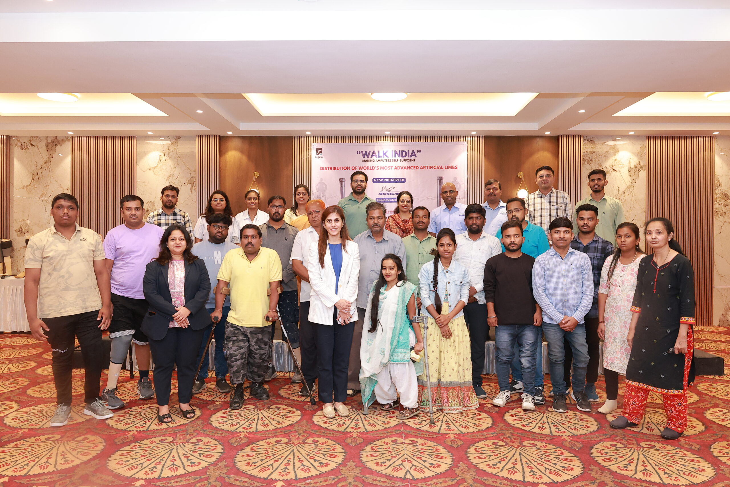 Delfingen Launches ‘WALK INDIA’ Program - Helping hands giving steps ...